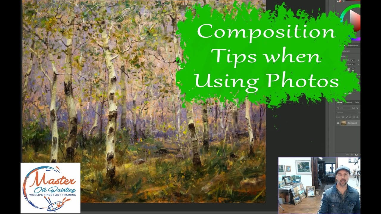 Composition Tips for Oil Painting Aspen Trees from Photos - Master Oil ...